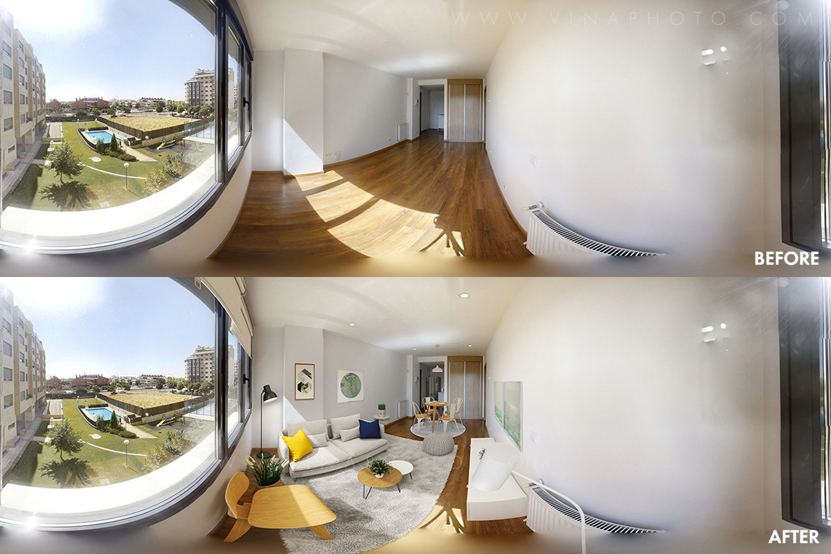 360° Virtual Staging at US $30.00 per Photo - Online 24/7 Virtual Staging Company